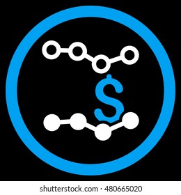 Sales Charts Rounded Icon Vector Illustration Stock Vector (Royalty ...