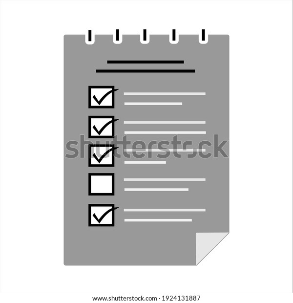 Sales Checklist Vector Icon Logo Illustration Stock Vector (Royalty ...