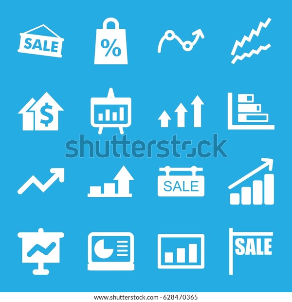 Sales Icons Set Set 16 Sales Stock Vector (Royalty Free) 628470365 ...