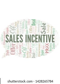 Sales Incentive Word Cloud Wordcloud Made Stock Vector (Royalty Free ...