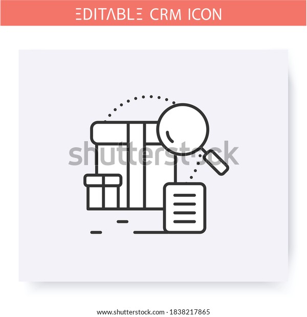 Sales Intelligence Icon Sales Effectiveness Trends Stock Vector ...