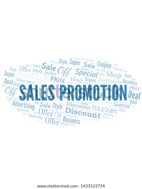 Sales Promotion Word Cloud Wordcloud Made Stock Vector (Royalty Free ...
