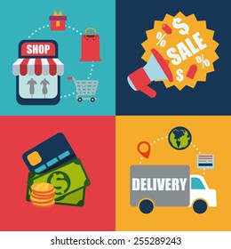 Sales Retail Design Vector Illustration Eps10 Stock Vector (Royalty ...