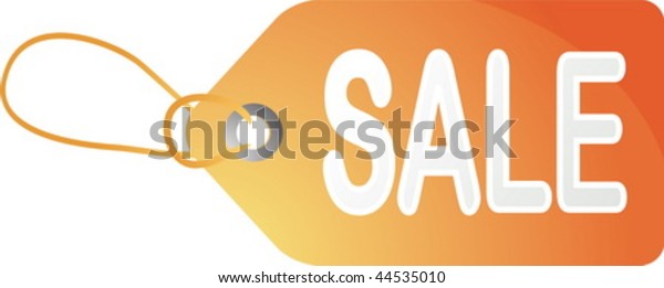 Sales Tag Label Illustration Word Sale Stock Vector (Royalty Free ...