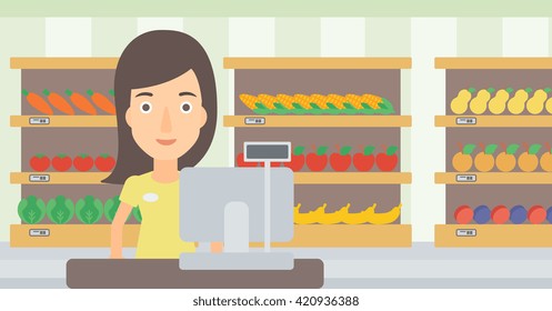 56 Shopkeeper computer Stock Vectors, Images & Vector Art | Shutterstock
