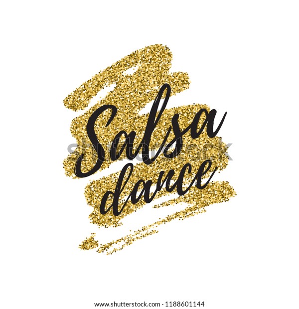 Salsa Dance Vector Logotype Abstract Brushes Stock Vector (Royalty Free ...