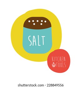 Salt Graphic Design Vector Illustration Stock Vector (Royalty Free ...