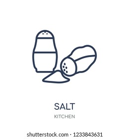 Salt Icon Salt Linear Symbol Design Stock Vector (Royalty Free ...