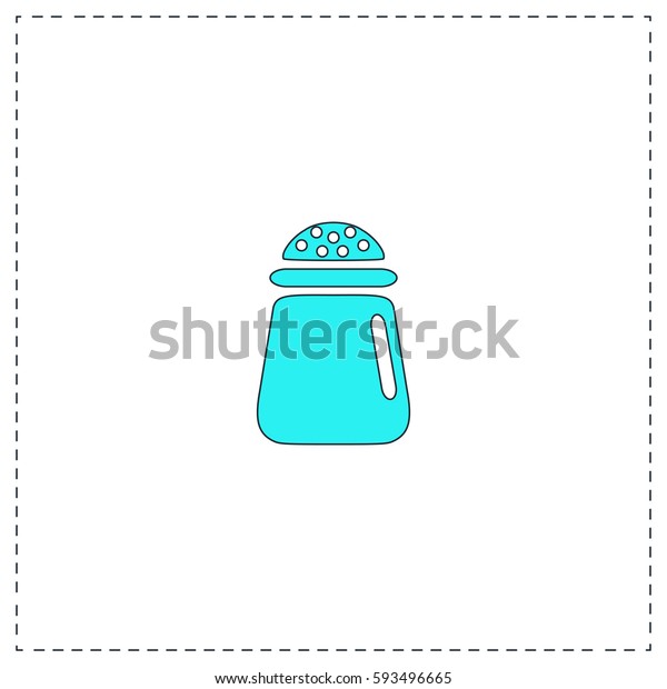 Salt Outline Vector Icon Black Editable Stock Vector (Royalty Free ...