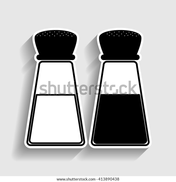 Salt Pepper Sign Stock Vector (Royalty Free) 413890438 | Shutterstock