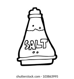 Vektor Stok Cartoon Salt Shaker (Tanpa Royalti) 104478164 | Shutterstock