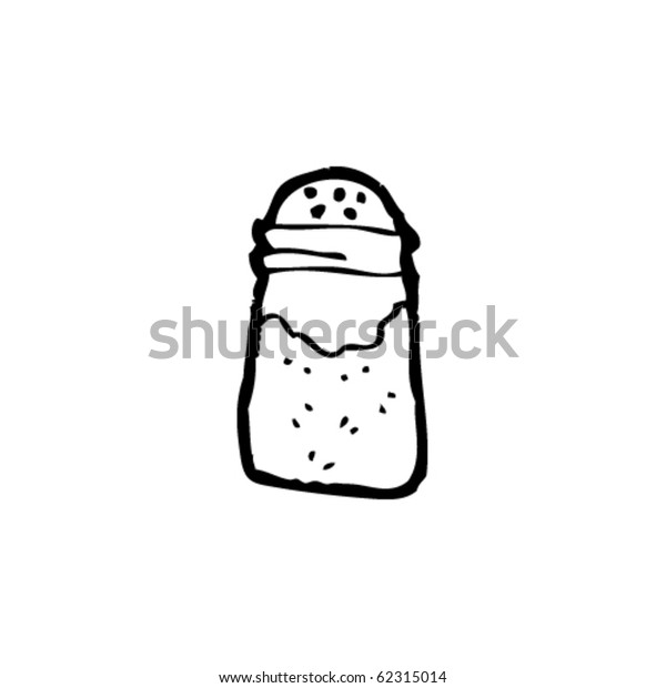 Salt Pot Cartoon Stock Vector (Royalty Free) 62315014