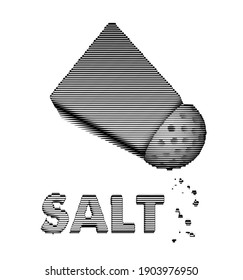 Salt Shaker Upside Down Sprinkle Vector Stock Vector (Royalty Free ...