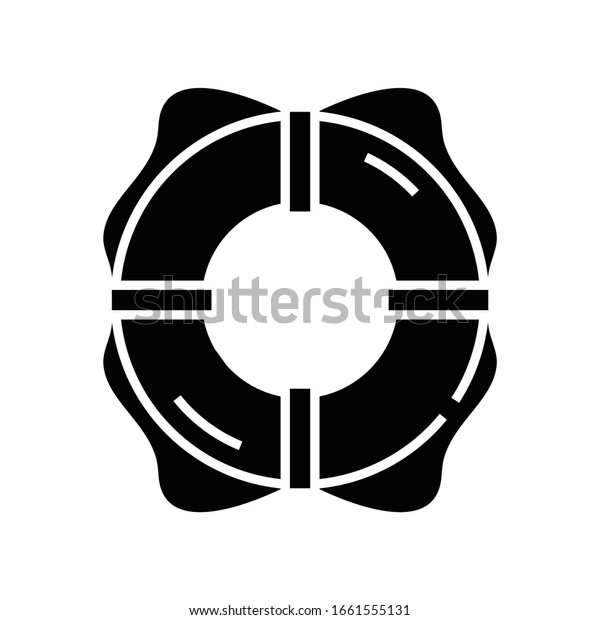 Salvage Black Icon Concept Illustration Vector Stock Vector (Royalty ...