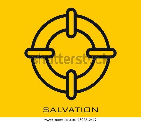 Salvation Icon Signs Stock Vector (Royalty Free) 1302212419 | Shutterstock