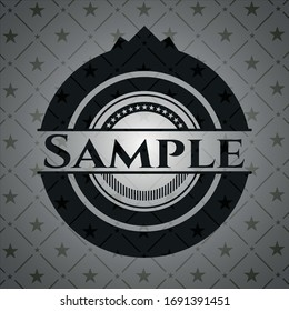 Sample Dark Emblem Vector Illustration Detailed Stock Vector (Royalty ...