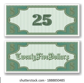 1,411 25 Dollar Bill Images, Stock Photos & Vectors | Shutterstock