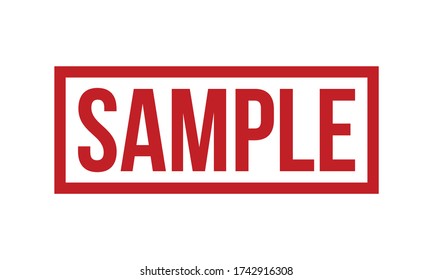 Sample Rubber Stamp Sample Stamp Seal Stock Vector (Royalty Free ...