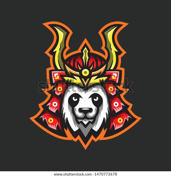 Samurai Panda Mascot Logo Concept Vector Stock Vector (Royalty Free) 1470773678 | Shutterstock