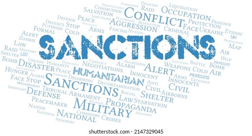 Sanctions Word Cloud Vector Made Text Stock Vector (Royalty Free ... Sanctions Word Cloud Vector Made Text Stock Vector (Royalty Free ...