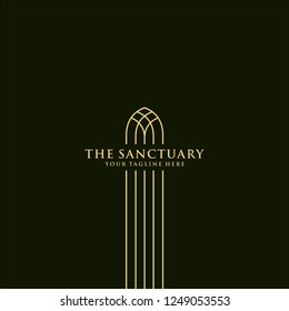 Sanctuary Logo Template Stock Vector (Royalty Free) 1249053553 ...