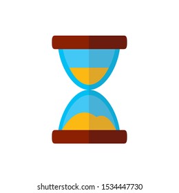 Sand Hourglass Design Time Clock Glass Stock Vector (Royalty Free ...
