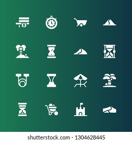 Sand Icon 16 Sand Vector Set Stock Vector (Royalty Free) 1168003234