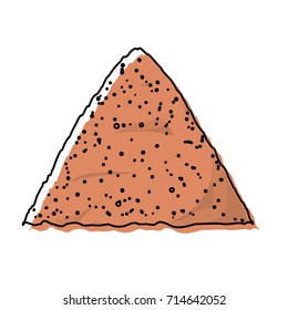 Sand Pile Icon Stock Vector (Royalty Free) 714642052