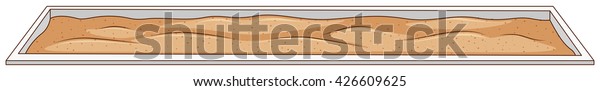 Sand Pit Long Jump Illustration Stock Vector (Royalty Free) 426609625 ...