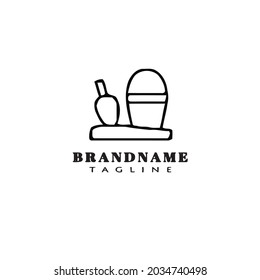 Sand Shovel Logo Icon Design Template Stock Vector (Royalty Free ...