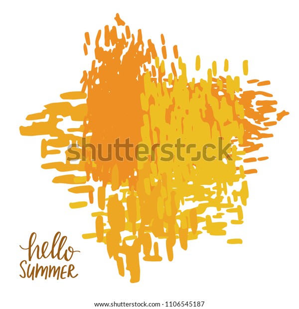 Sand Sketch Hand Drawn Isolated On Stock Vector (Royalty Free ...
