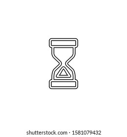 Vektor Stok Sand Watch Icon Timer Symbol Logo (Tanpa Royalti ...
