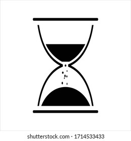 Sand Watch Icon Vector Illustration Stock Vector (Royalty Free ...