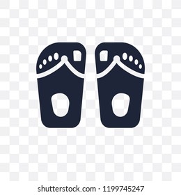 Sandals Transparent Icon Sandals Symbol Design Stock Vector (Royalty ...