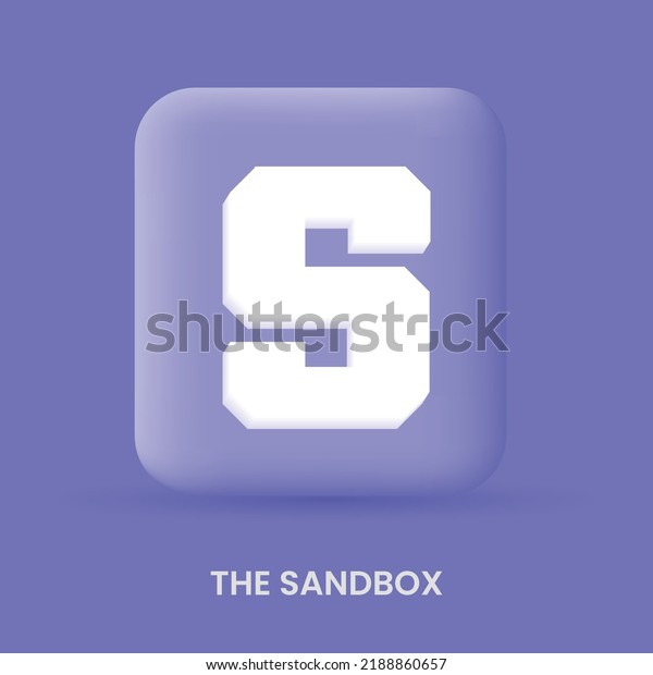 Sandbox Sand Crypto Currency Logo Symbol Stock Vector (Royalty Free ...