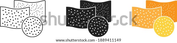 Sandpaper Icon Concept Vector Illustration Stock Vector (Royalty Free ...