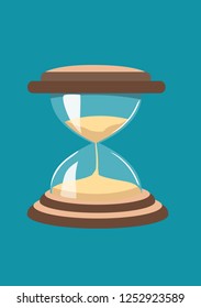 Sandwatch Vector Illustration Stock Vector (Royalty Free) 1252923589 ...