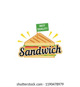 Sandwich Logo Design Vector Stock Vector (Royalty Free) 1190478979 ...