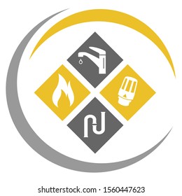 Sanitary Service Logo Vector Illustration Stock Vector (Royalty Free ...