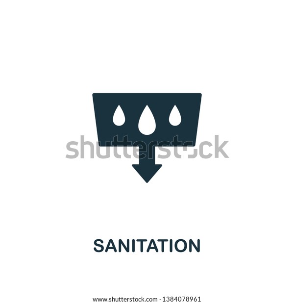 Sanitation Icon Creative Element Design Community Stock Vector (Royalty ...