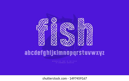 843 Fish Scales Letters Images, Stock Photos & Vectors | Shutterstock