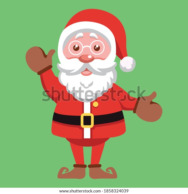 Santa Characters Winter Themed Design Needs Stock Vector (Royalty Free ...