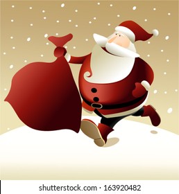 Santa Claus Stock Vector (Royalty Free) 163920482 | Shutterstock