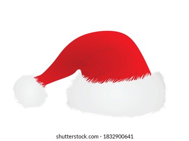 Santa Claus Cap Vector Illustration Stock Vector (Royalty Free ...