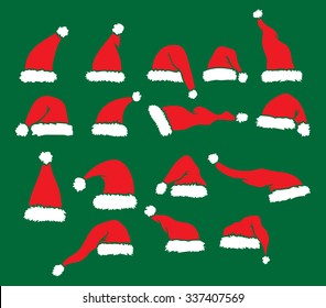 Santa Clothes Vector Pattern Stock Vector (Royalty Free) 537631159