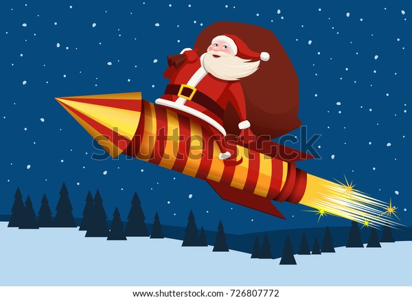 Santa on rocket : 2 474 images, photos et images vectorielles de stock ...