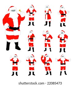 Game Kits Adventure Character Sprite Santa: Vector có sẵn (miễn phí bản ...