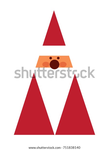 Santa Clause Vector Illustration Stock Vector (Royalty Free) 751838140 ...