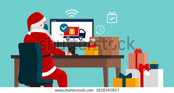 9,990 Santa Delivering Gifts Images, Stock Photos & Vectors | Shutterstock