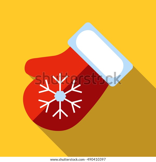 Santa Mitten Christmas Star Icon Vector Stock Vector (Royalty Free ...